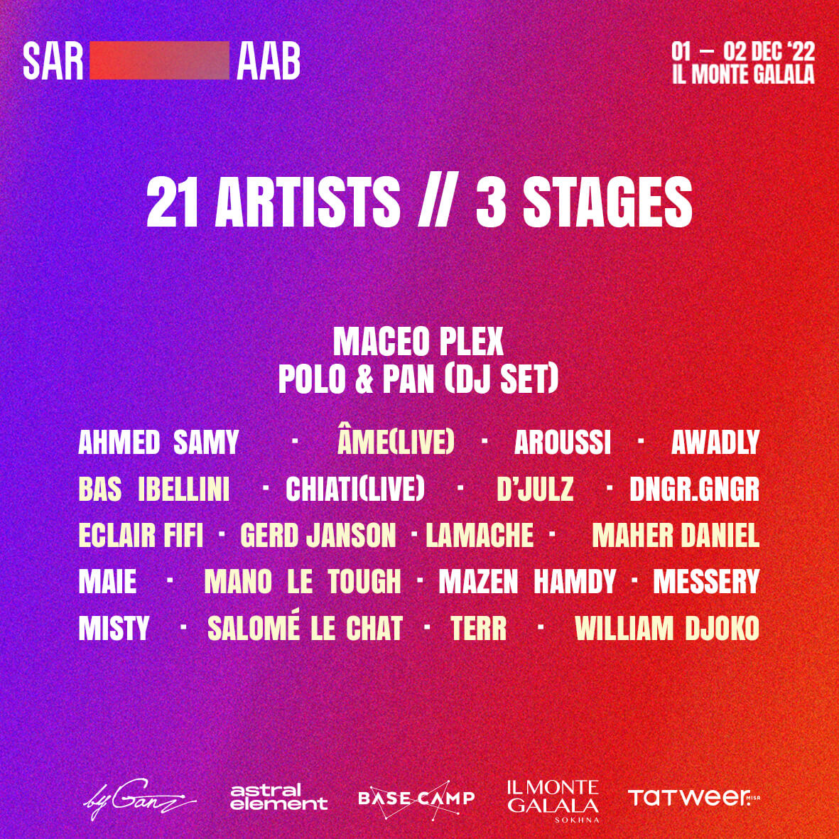 Debut edition of Saraab Festival announces lineup | House Nest