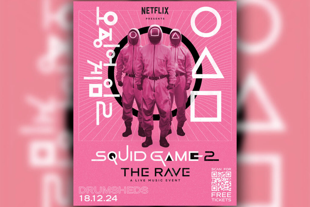 Netflix Hosts 'Squid Game 2' Rave in London – Tickets Are Free!