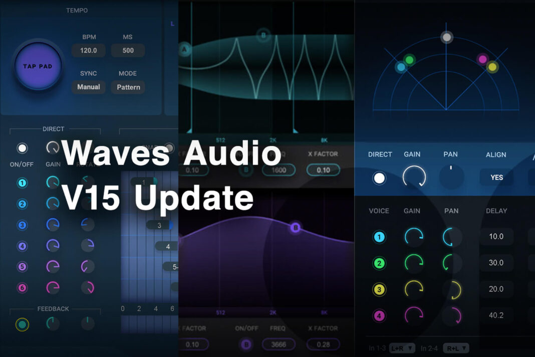 Waves Audio Releases Major Update for V15 Plugins